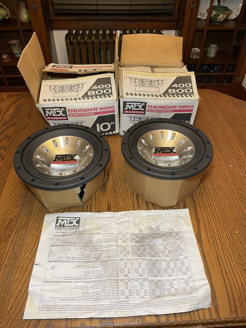 Old School MTX Thunder 8000 12-inch Subwoofer T8128 4 Ohm B7 for sale ...
