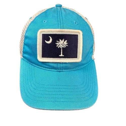 South Carolina Patch Hat Cap Blue Adjustable Snapback Mesh Back Legacy ...