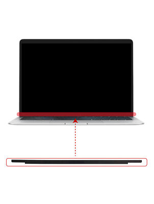 Display Bottom Glass Bezel Strip (Without Logo) Compatible MacBook Air ...