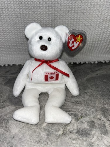 Ty Beanie Baby Maple Bear 2 Tush Tags 1 Canadian RARE High Quality NWMT ...