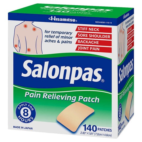 Hisamitsu Salonpas Pain Relieving Patches 140 Patches Per Box | eBay