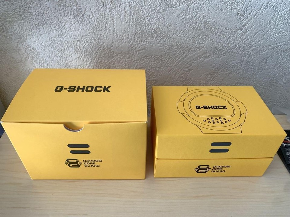 Casio G-Shock Yellow Jason Vintage Men's Watch Used 10x worn Complete ...