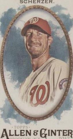 2017 Topps Allen & Ginter - Max Scherzer #75 Mini A&G for sale online ...