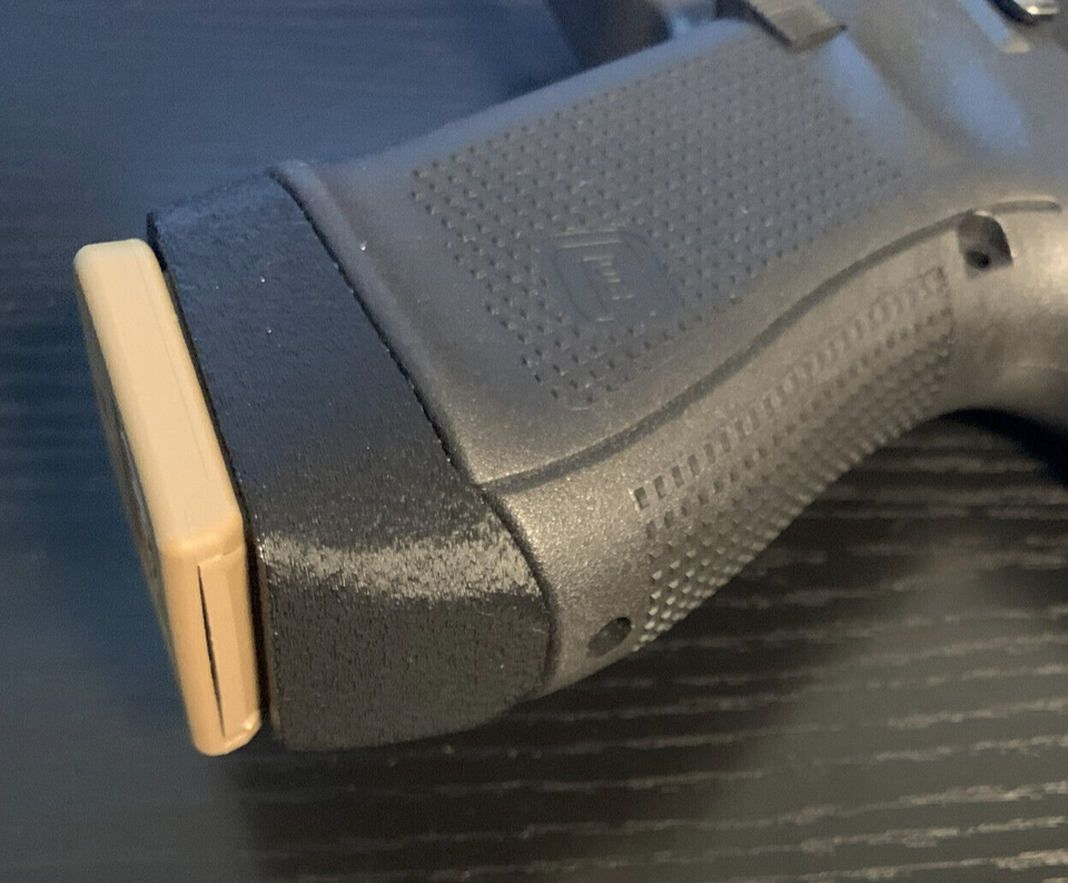 (NO GAP!) Glock 19 Gen 5 mag Sleeve Grip adapter For Glock 17 Magazine ...