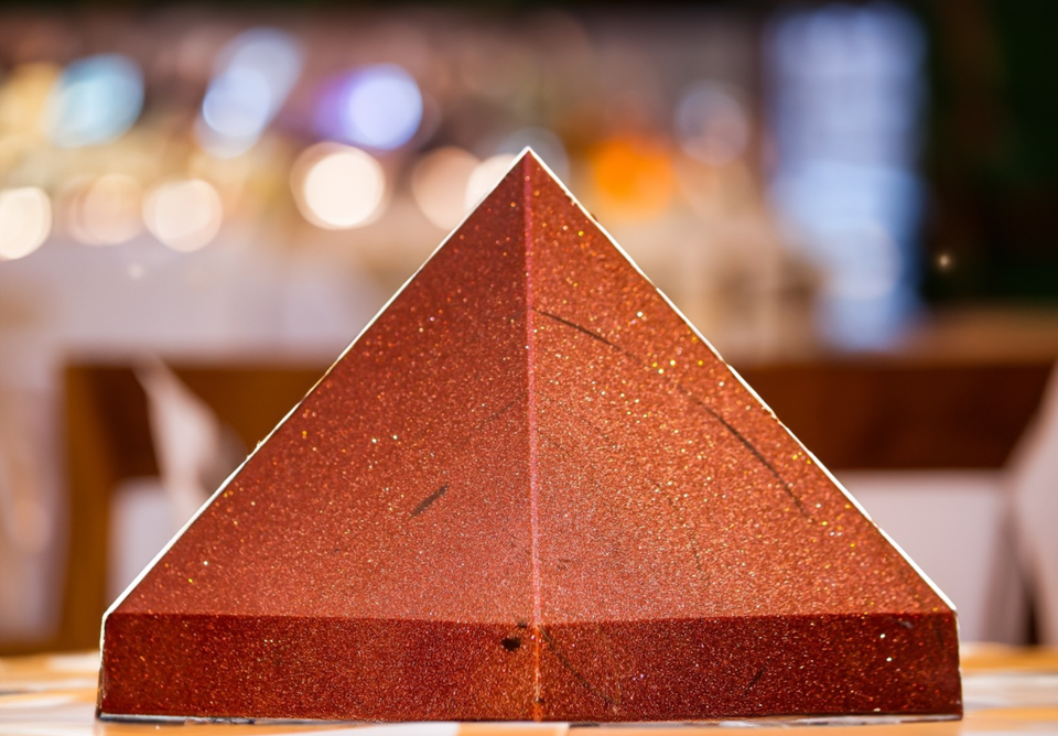 Large 110MM Red Goldstone Red Sandstone Crystal Healing Metaphysical ...