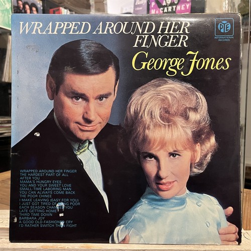 [COUNTRY]~EXC LP~GEORGE JONES~Wrapped Around Her Finger~[1973~PYE~Issue ...