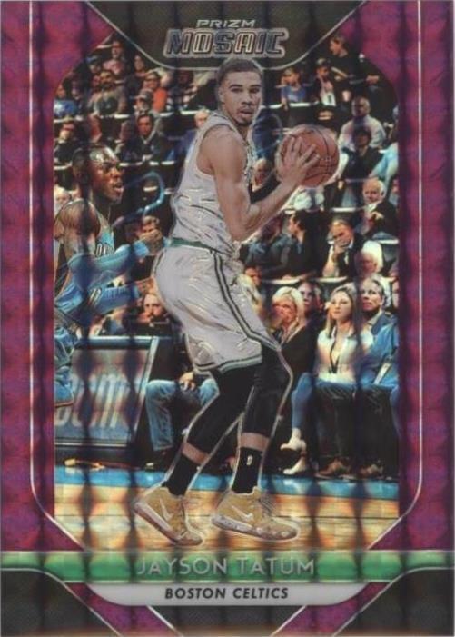 2018-19 Panini Prizm Mosaic - Jayson Tatum #39 Purple /49 for sale ...