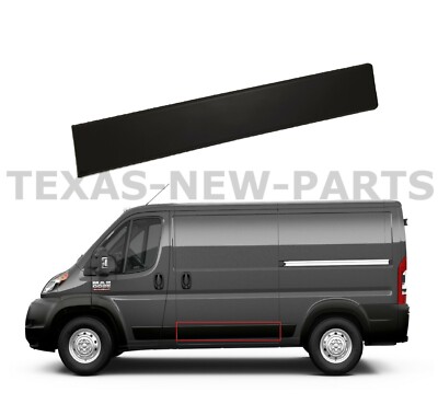 Fits 2019-2025 Ram Promaster Left Side Body Molding Trim Black 1500 ...