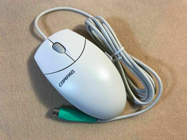Vintage Compaq / Logitech PS/2 Mouse / MiceModel M-S69 Trackball Ball ...