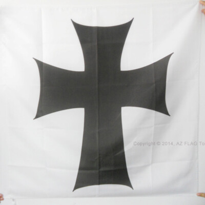 TEUTONIC ORDER FLAG 3' x 3' for a pole - SAINT MARY IN JERUSALEM ORDER ...