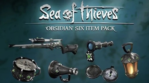 Sea of Thieves Obsidian Six Item Pack Card | eBay