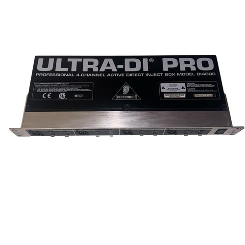 Behringer DI4000 Ultra DI-Pro - 4 Channel Active Direct Box | eBay