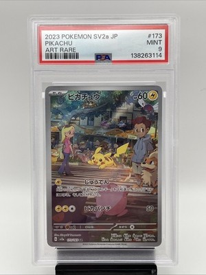 Pikachu 173/165 Sv: Scarlet & Violet 151 Japanese Art Rare Holo PSA 9 ...
