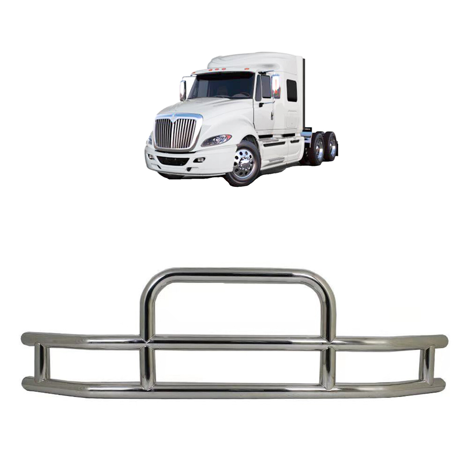 Stainless Steel Deer Guard for Freightliner Volvo Kenworth Peterbilt | eBay