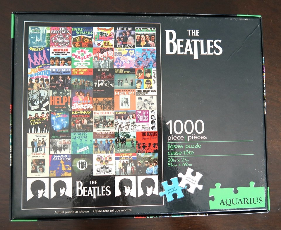The Beatles The Singles Albums Aquarius 1000 Piece Jigsaw Puzzle | eBay