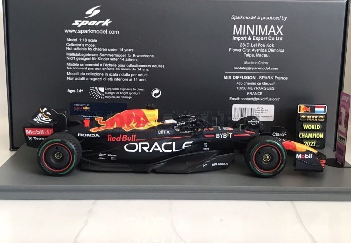SPARK-MODEL 18S774 Spark Modell Red Bull F1 RB18 Team Oracle Racing N 1 ...