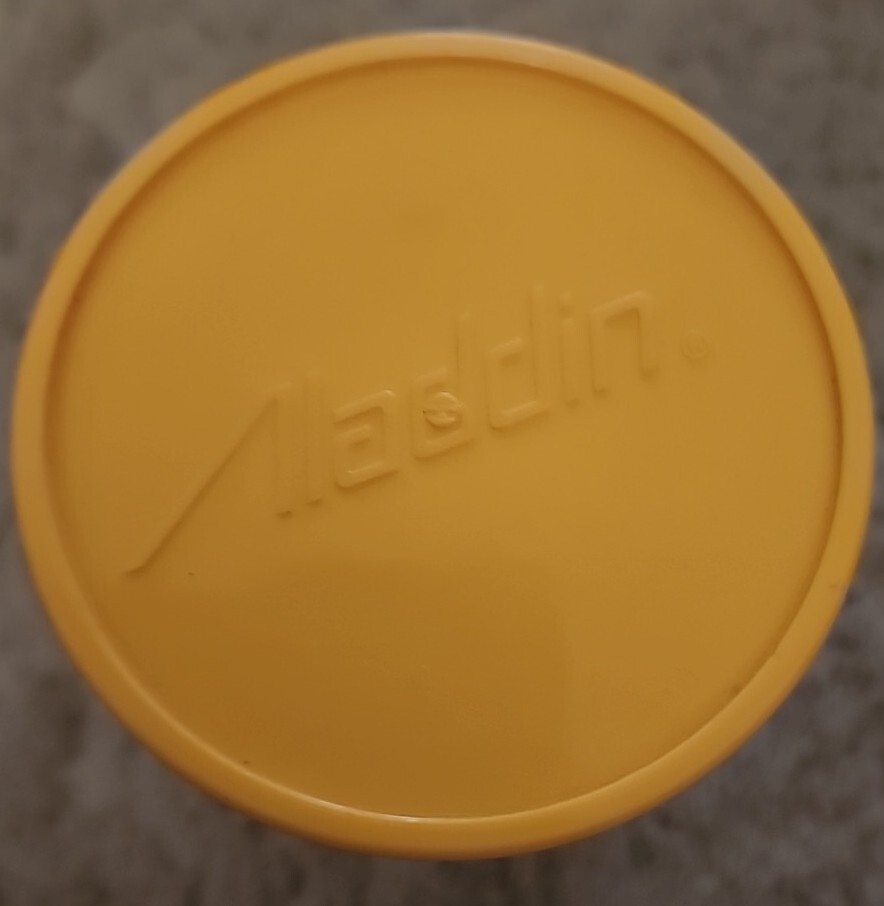 Aladdin Pop Top Mickey Mouse & Donald Duck Yellow Vintage Flask Hot Or ...