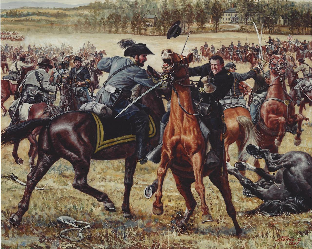 "Duel on Yew Ridge" Don Stivers Signed Limited Edition Civil War Art | eBay