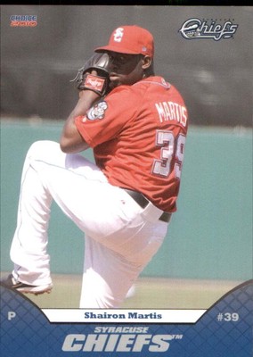 Shairon Martis 2010 Choice Syracuse Chiefs #16 RC *AutographDen* FREE ...