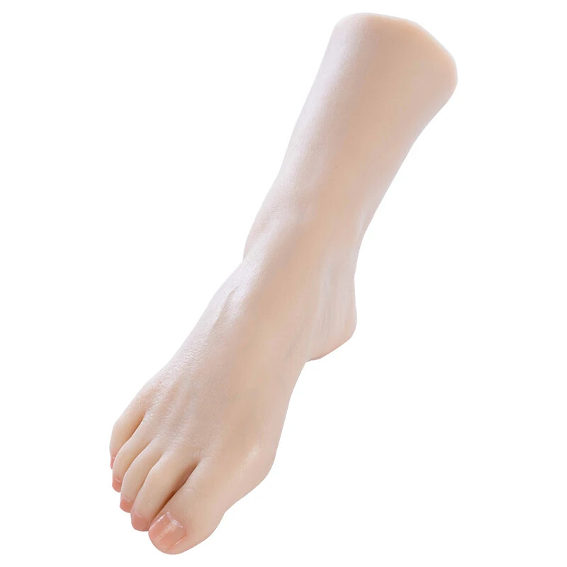 Realistic Silicone Foot Mannequin Fake Feet Model Display Filming Props ...