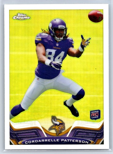 2013 Topps Chrome #19 Cordarrelle Patterson Refractor Rookie Card ...