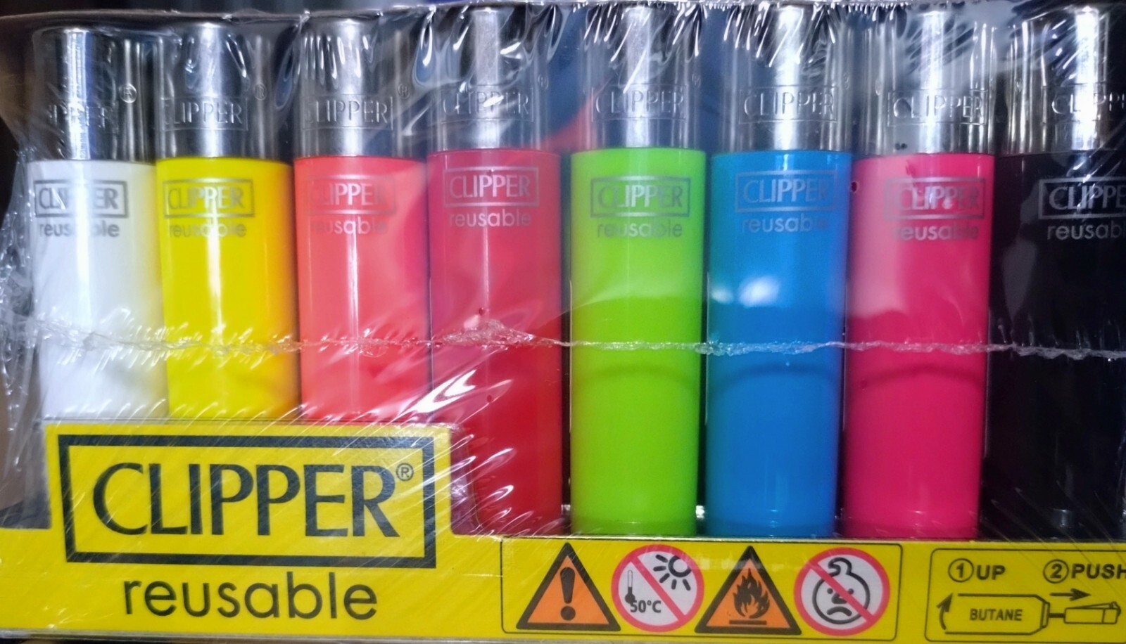Clipper Lighters LARGE flint box of 48 TRANSLUCENT-UK OFFER | eBay