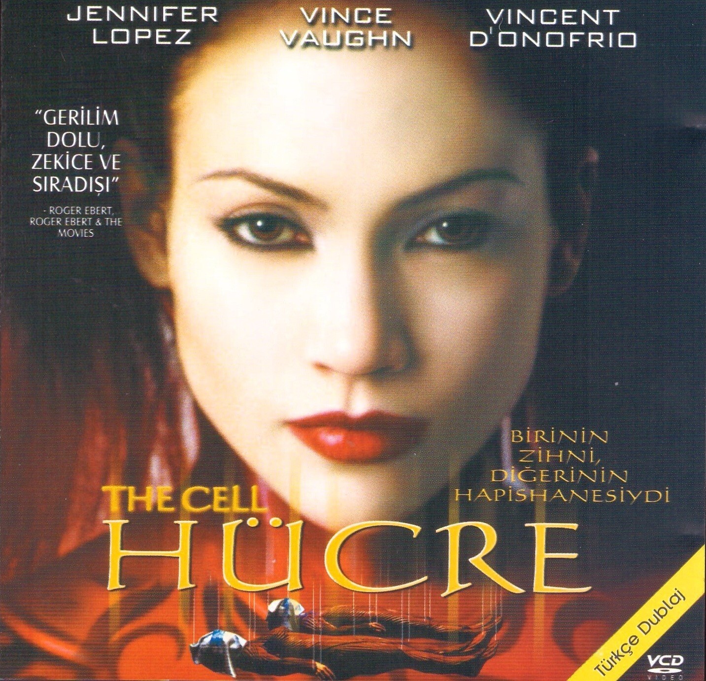 The Cell / Jennifer Lopez (Turkish Dubbed Video CD) VCD (2 Discs) "New ...