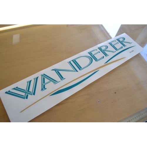 COACHMAN Amara Wanderer (2001) Caravan Name Sticker Decal Graphic ...