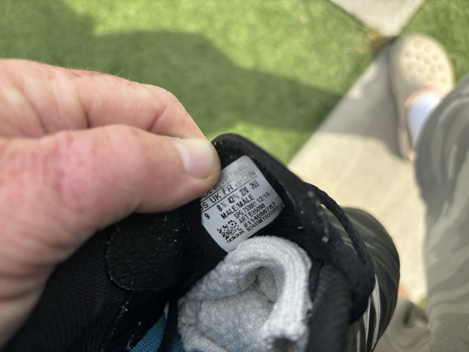 Adidas Goletto FG V11 Black Football Lace-up Boots Size UK 8.5 Moulded ...