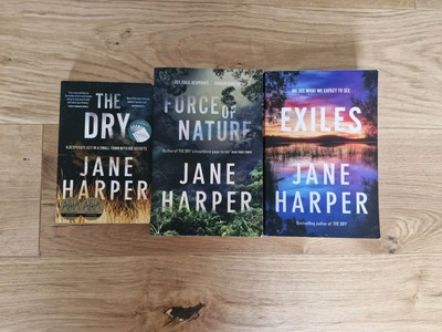3 books - The Dry / Force of Nature / Exiles by Jane Harper ...