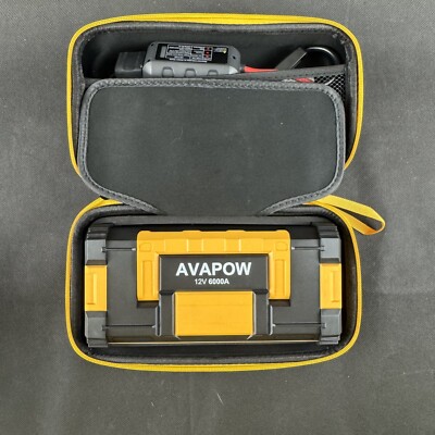 AVAPOW W68 Car Jump Starter 6000A Peak Portable Power Pack - Open Box ...