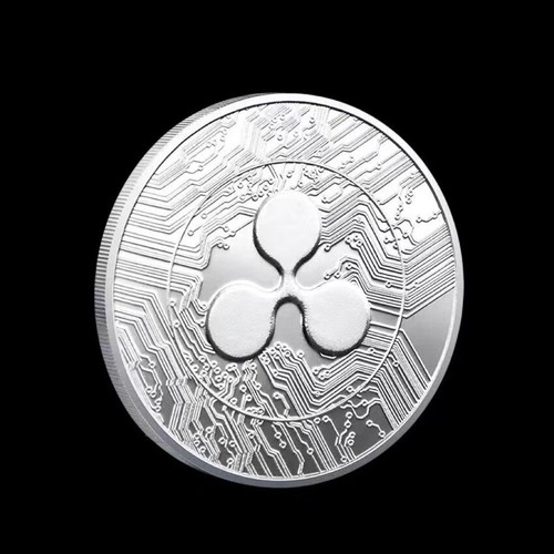 Silver Plate Metal Craft Round Gift Commemorative XRP Collectible ...