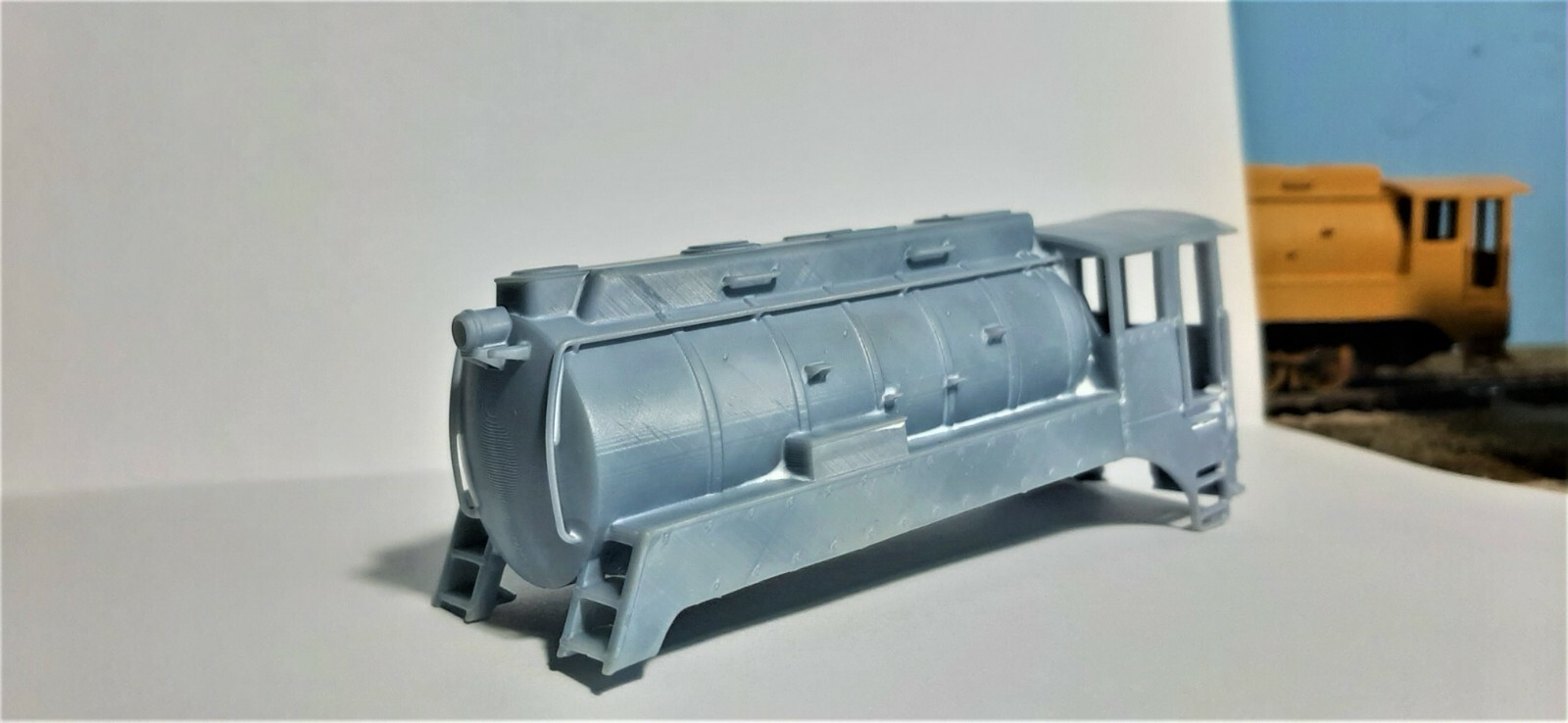 ALW HO scale Fireless Locomotive resin shell for Bachmann 0-6-0 Porter ...