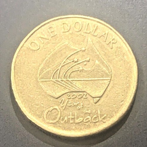 Rare 2002 $1 ONE DOLLAR COIN - YEAR OF THE OUTBACK, Special STRIKE EDGE ...