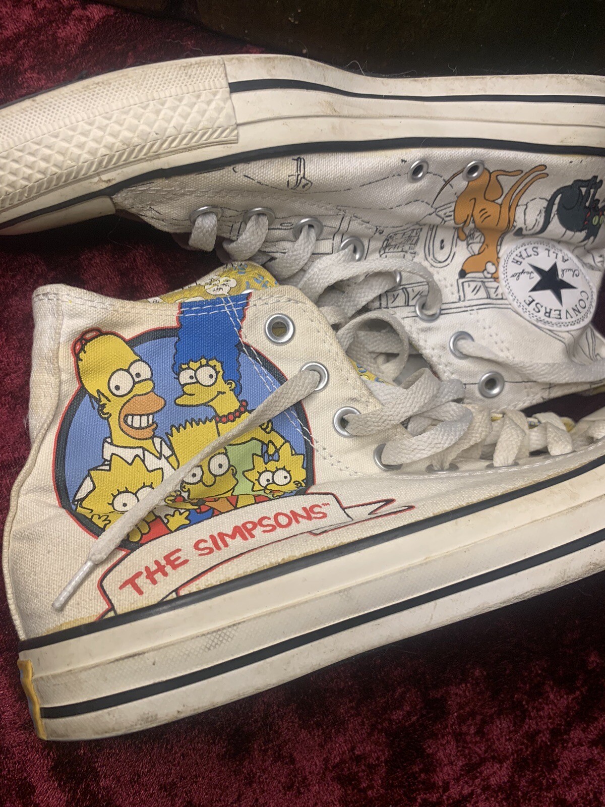 The Simpsons 25th Anniversary Converse All Star Size … - Gem