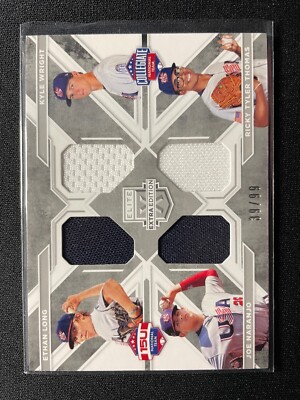 2016 Panini USA Elite Extra Long/Naranjo/Wright/Thomas Quad Jersey #39/ ...