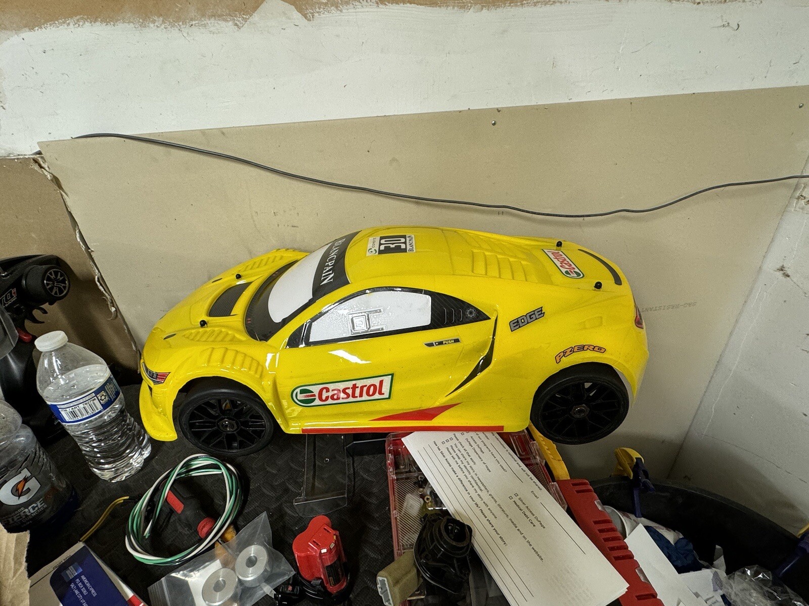 1/8 Lexan Clear RC Car GT Body Shell for HONDA NSX GT3 with 360mm wheel ...