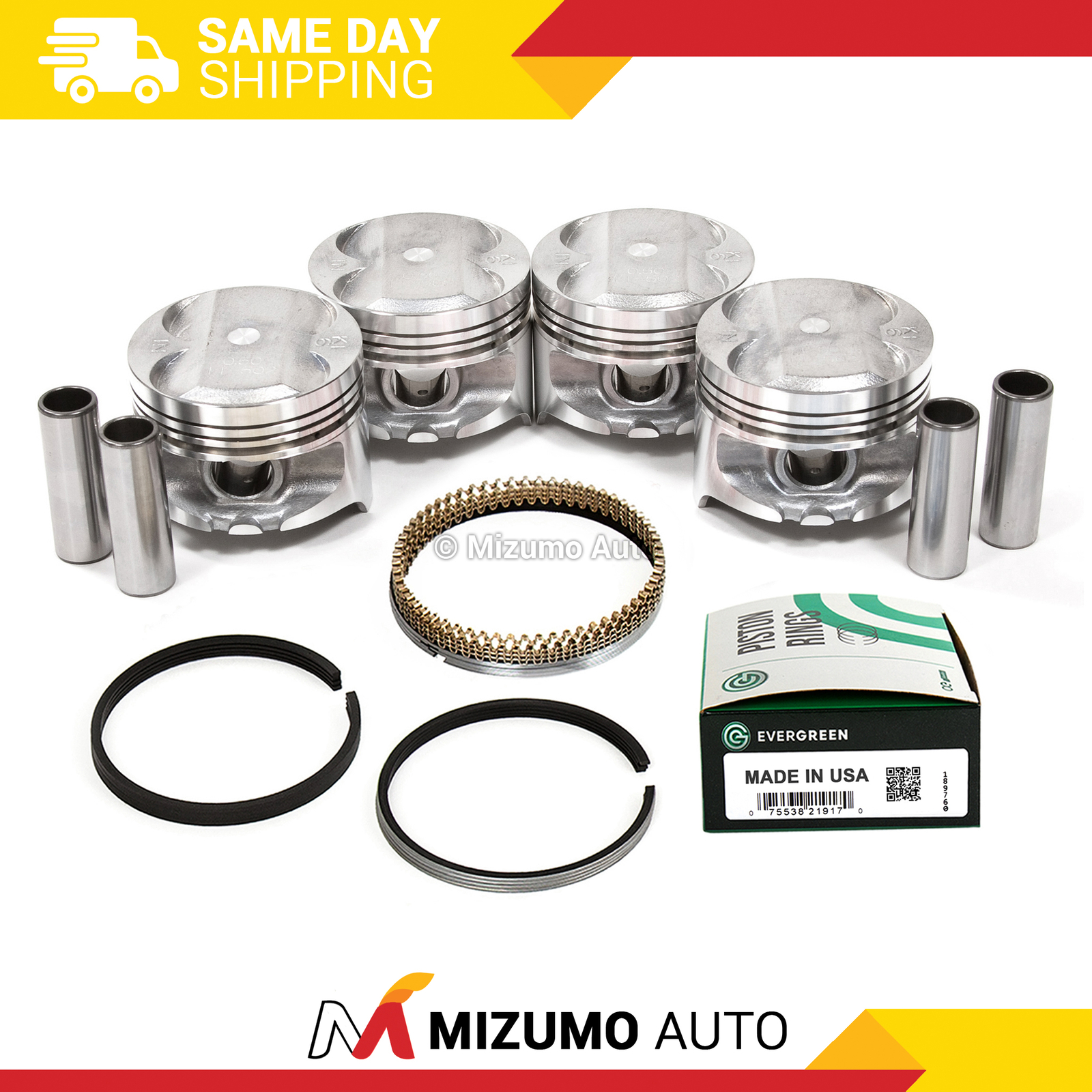 Pistons w/ Rings fit Acura Integra Honda ZC P29 1.6 Liter D16A1 | eBay