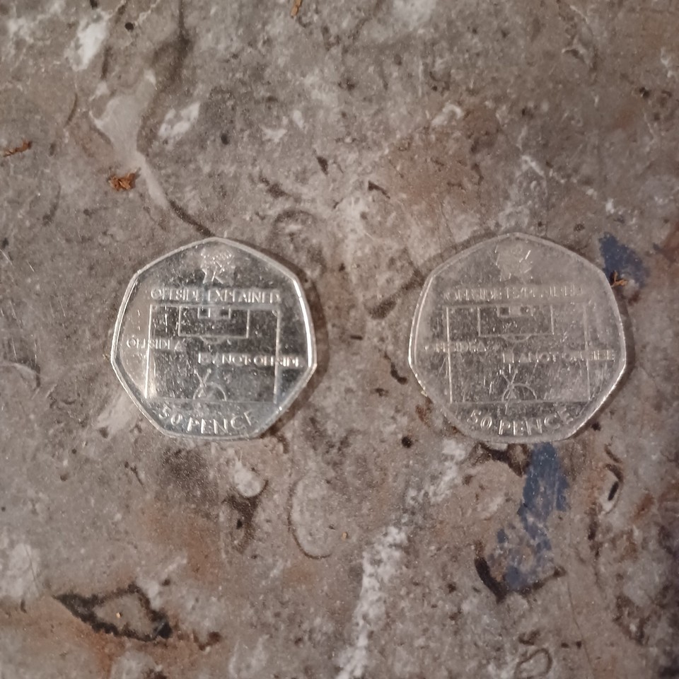 Offside Rule 50p Coin Circulated | eBay UK