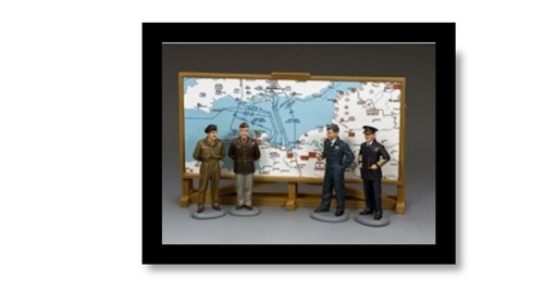 King & Country toy soldiers DD315 D DAY Planning Group - Retired item ...