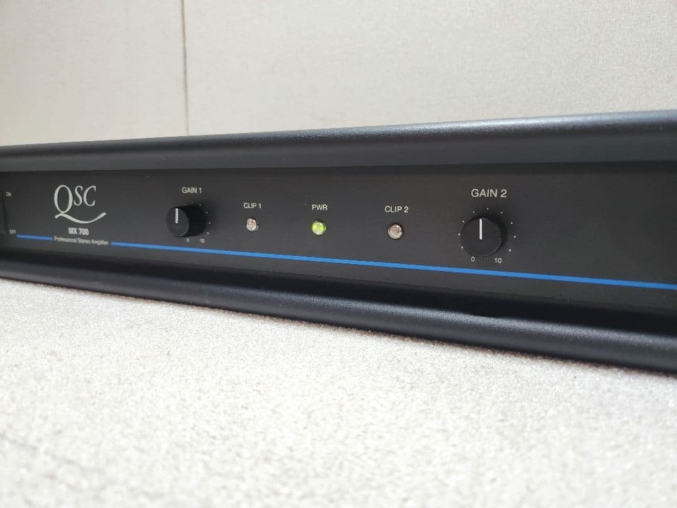 Qsc Mx 700 Stereo Amplifier Professional Power Amp As-is (Parts/repair ...