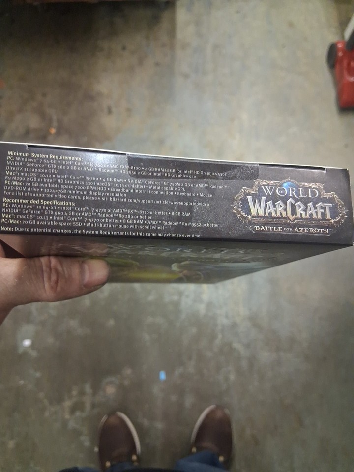World Of Warcraft Battle For Azeroth Expansion Set PC/Mac NEW Sealed | eBay