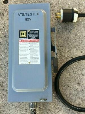 Square D ATS Tester 82V General Duty Safety Switch Circuit Breaker ...