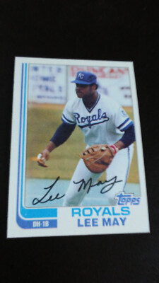 1982 Topps - #132 Lee May-Baseball-Royals | eBay