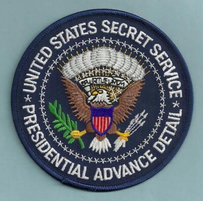 U.S. SECRET SERVICE PRESIDENTIAL ADVANCE DETAIL PATCH | eBay