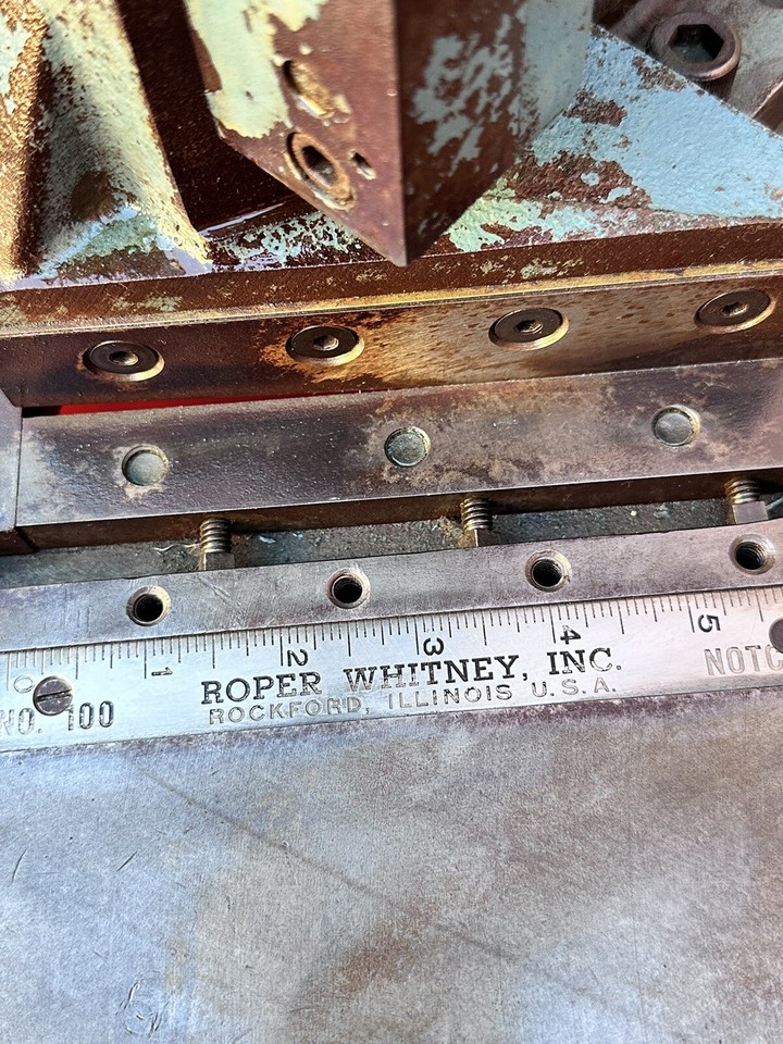 Roper Whitney No 100 sheet metal notcher tinsmith bench shear ...