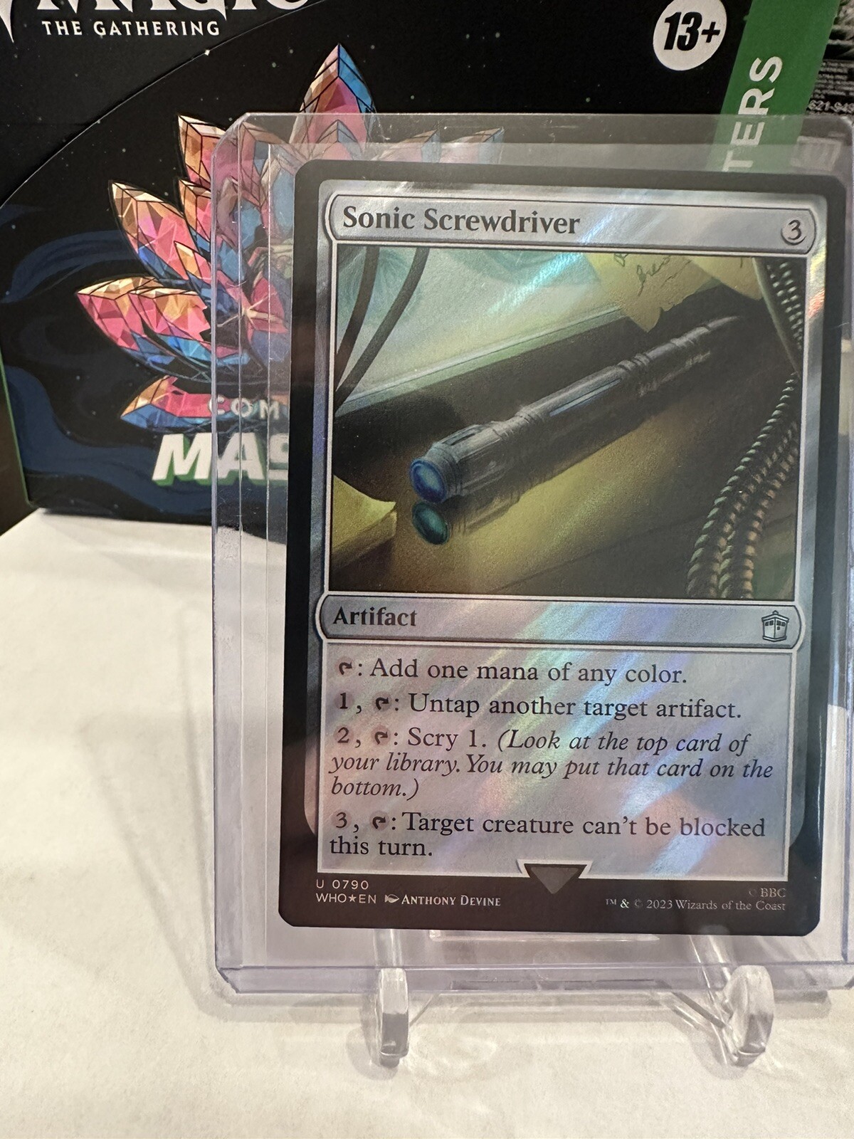Sonic Screwdriver 0790 Surge Foil Doctor Who WHO MTG Magic The ...