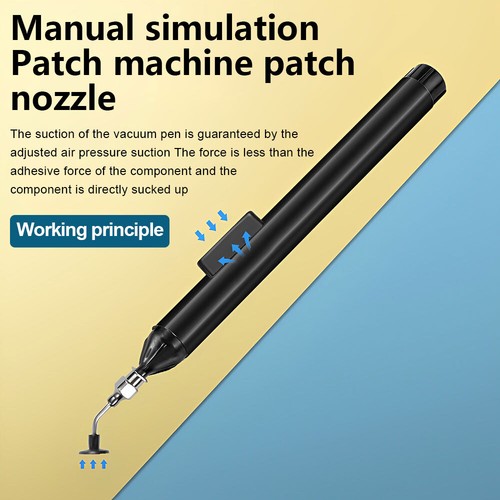 IC SMD Vacuum Sucking Pen Sucker Pick Up Hand Tool With 3 Suction ...