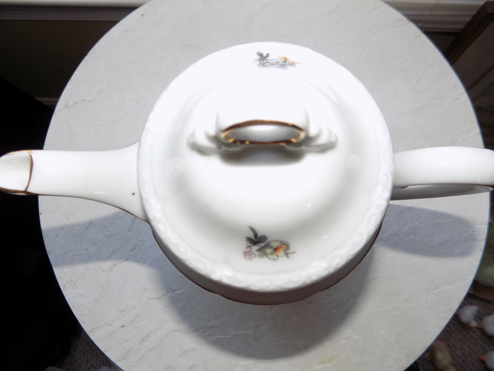 Vintage Kaestner Saxonia Germany Coffee Pot with flowers | eBay