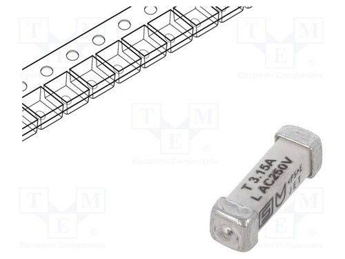 250VAC SMD 3.15A 125VDC Fuse: Slow Blow Ceramic Melting | eBay